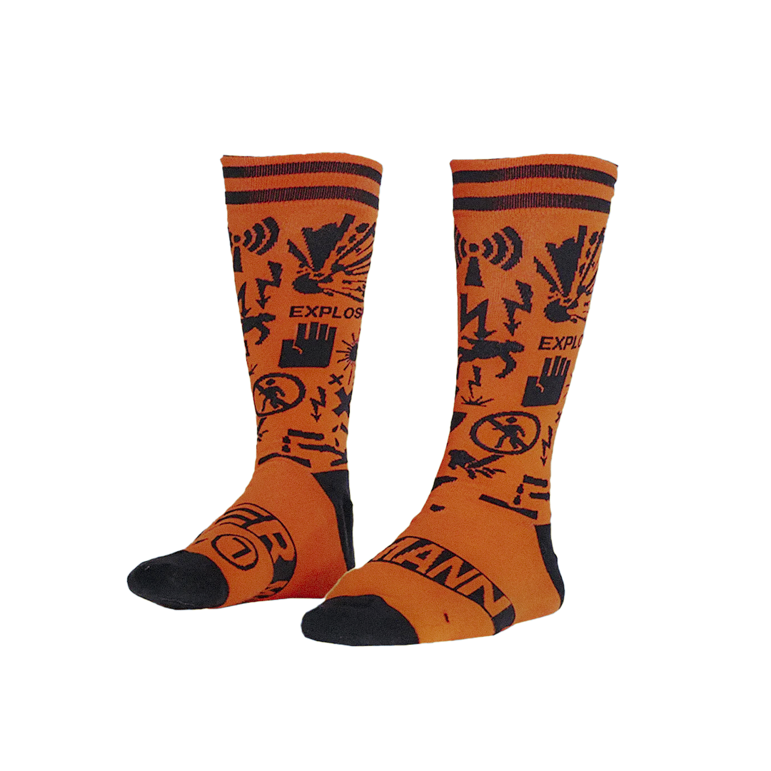 ‘Warning Signs' Socks – Hermann.studios