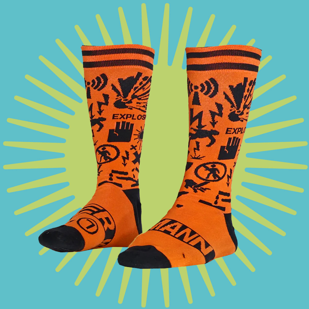 ‘Warning Signs' Socks – Hermann.studios